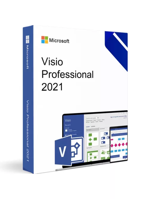 Microsoft Visio Professional 2021 Irodai program digitális l